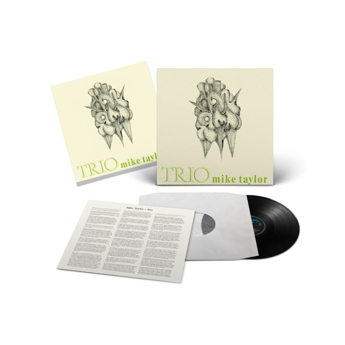 Mike Taylor - The Mike Taylor Trio: Trio - 1P + 12" x 12" Album Cover ...